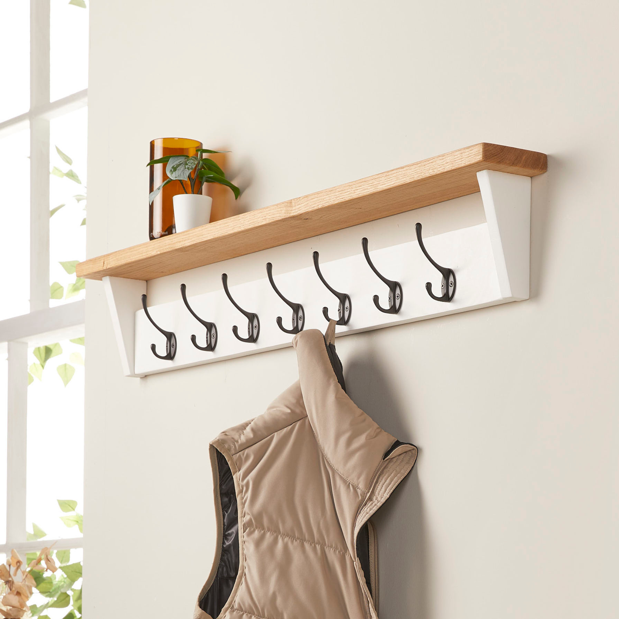 Coat Racks with Shelf | Wooden Wall Storage | Off The Grain - Off the Grain