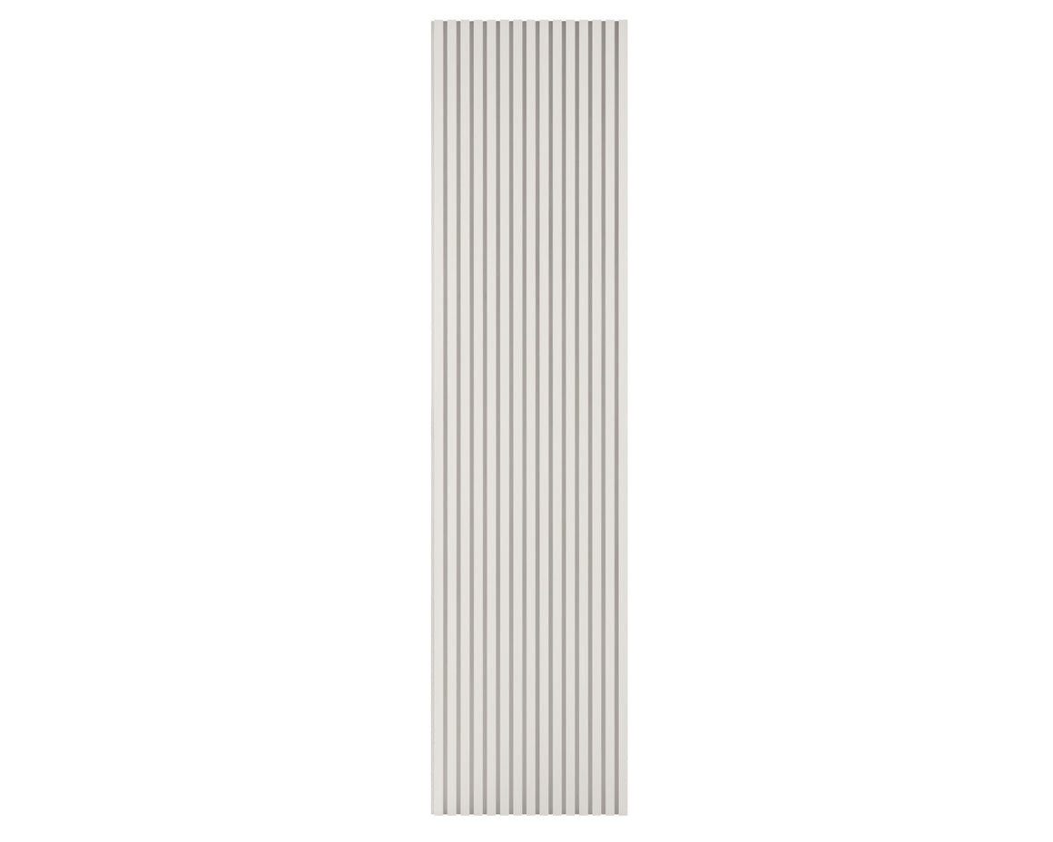 Contemporary Natural White Wall Panels - 240cm x 40cm - Off the Grain