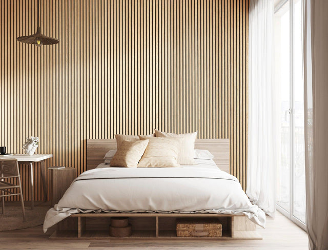 Ash Acoustic Wood Wall Panels - Off the Grain