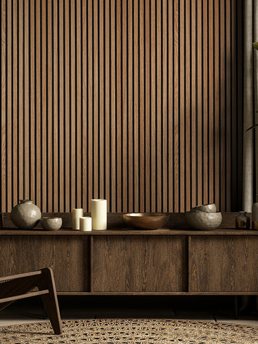 Wooden Wall Panels | Acoustic Wall Slats & Slatted Panelling - Off the ...