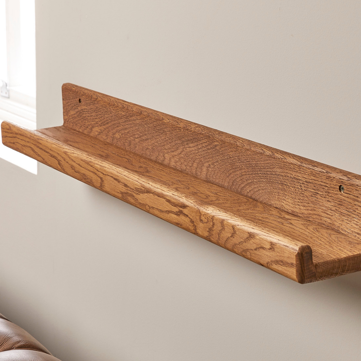 Oak Picture Ledge Shelf - Off the Grain