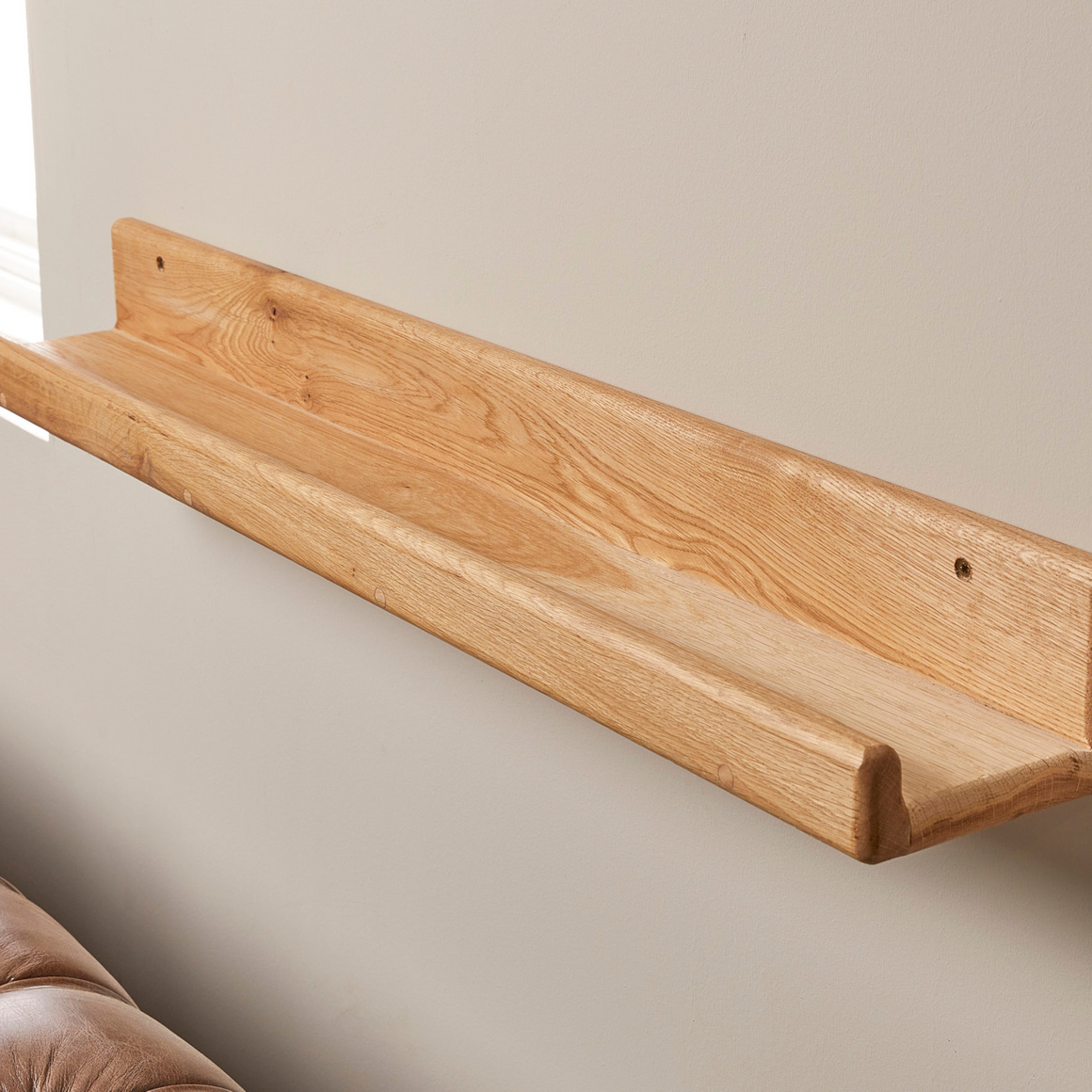 Oak Picture Ledge Shelf - Off the Grain